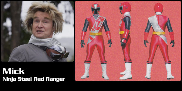 Mick Kanic, Ninja Steel Red Ranger - Power Rangers Cosmic Fury | Power ...